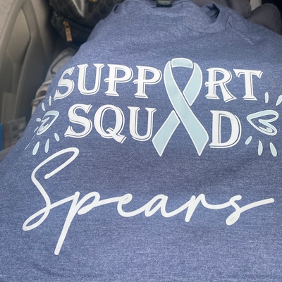 Colon Cancer Support Squad and Warrior Shirt, Colorectal Cancer ...