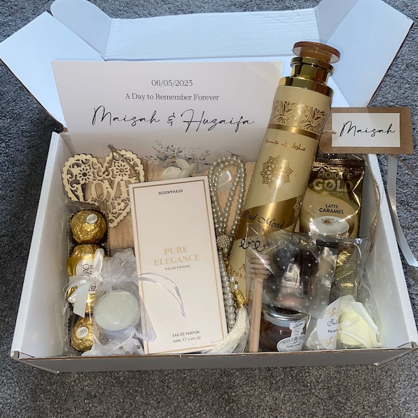 Luxury Islamic Wedding Hamper/ His & Hers Gift/nikah Gift/muslim ...