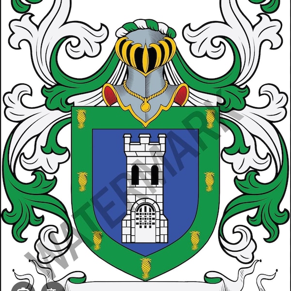 Gibbs Family Crest - Digital Download - Gibbs Coat of Arms JPG File ...