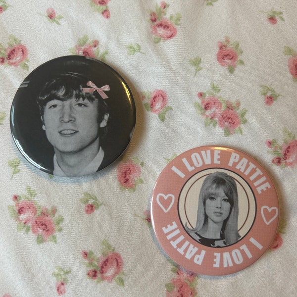 I Love Pattie Boyd Badge/ Pin/ Button - Etsy