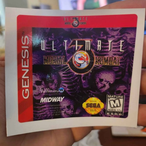 SEGA Cartridge Game Replacement Labels. Replace Your Game Labels With ...
