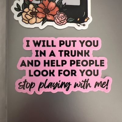 Taters, Not Haters STICKER Die Cut Sticker, Funny Food Stickers, Tater ...