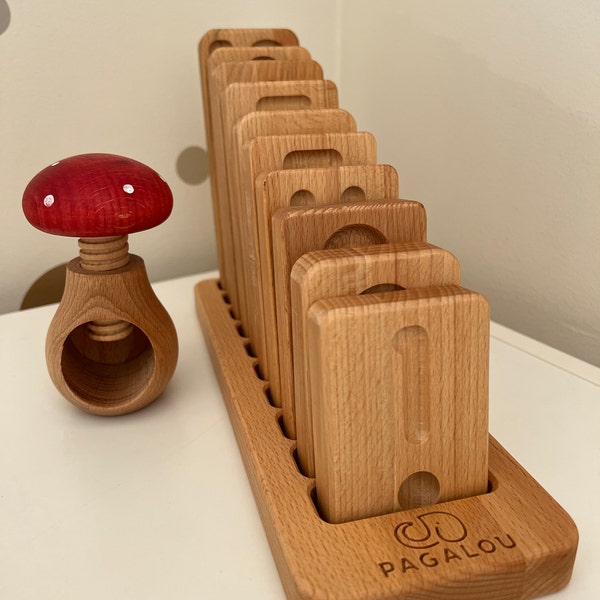 100 BOARD. 10 Times Multiplication Math Set With Included Wooden or ...