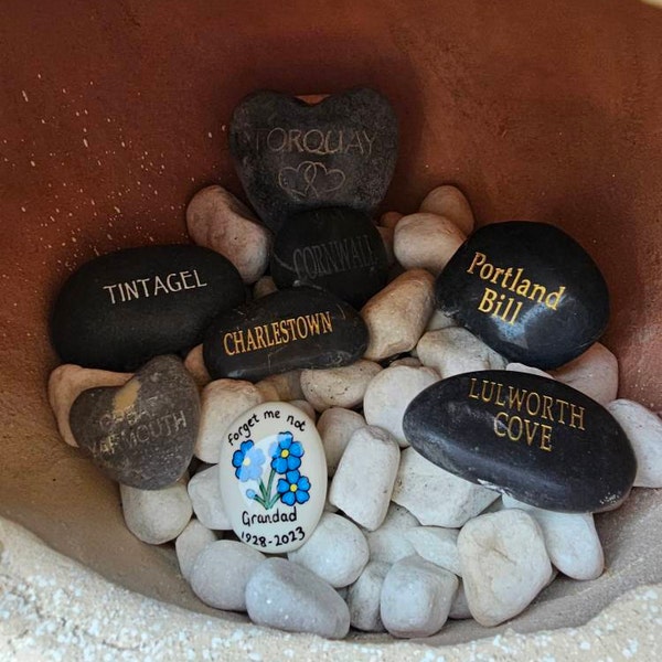 Forget Me Not Keepsake Stone ,remembrance Gift, Never Forget, Sympathy ...