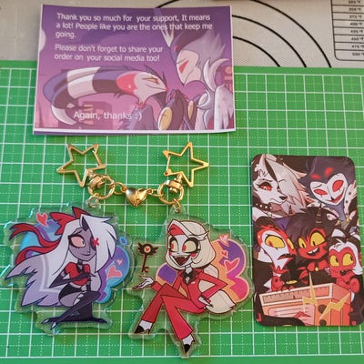 Blitz and Stolas Helluva Boss Print Blitzo Poster B5prints - Etsy