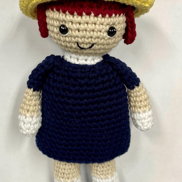 Crochet Madeline Doll Pattern - PDF Download | Classic Storybook Doll ...