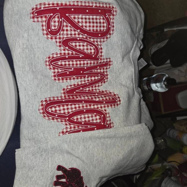 Bama Embroidered Sweatshirt & Tshirt || Alabama Crimson Tide || College ...