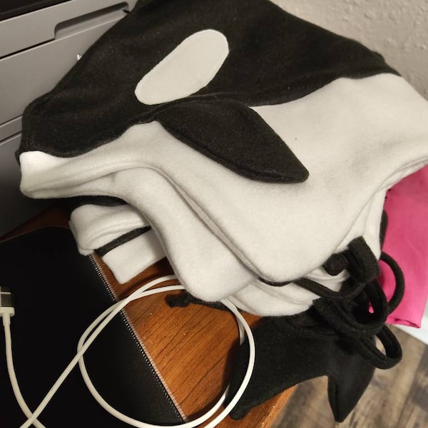 Orca Whale Hat, Killer Whale Hat, Fleece Hat, Kids Hat, Adult Hat ...