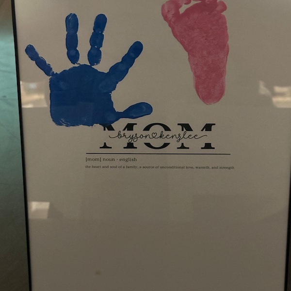 Handprint Art Craft for Dad Father's Day Gift From Kids Dad Birthday ...