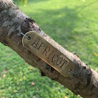 Custom Year or Date Tags Hand Punched Brass and Metal Tag or Plate Hand ...