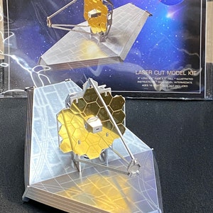 James Webb Space Telescope Model Kit Laser Cut Illustrated - Etsy