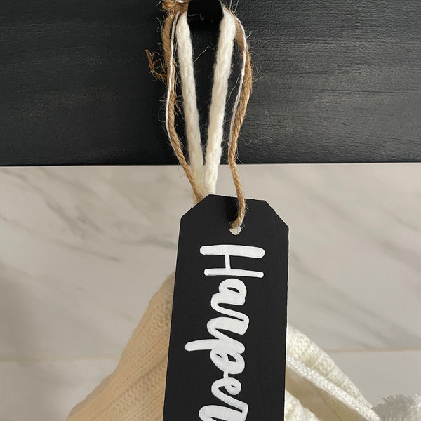 Stocking Name Tags- Name Tags for Stockings- Personalized Name Tags for ...