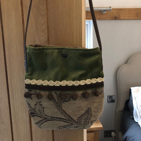 Unique Handbag, Eclectic Boho Purse, Upholstery Bag - Etsy