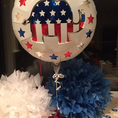 Republican Balloons Elephant Election Voting Balloons Political Rally ...