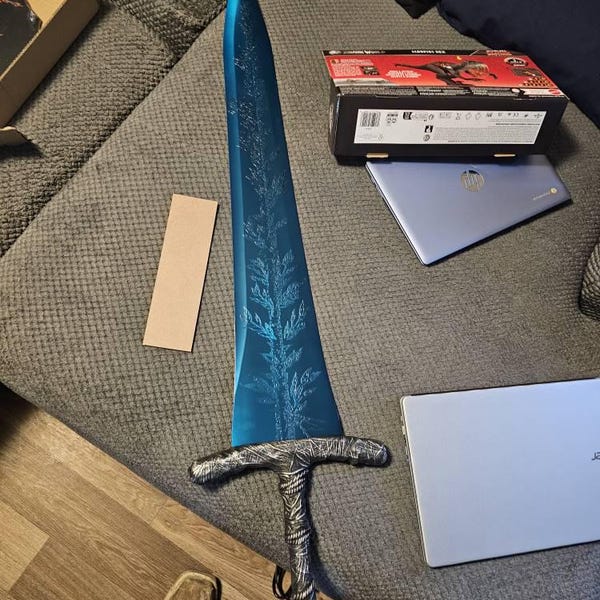 JJK Toji Fushiguro Sword Real Metal 21inch Inverted Spear of Heaven 1:1 ...