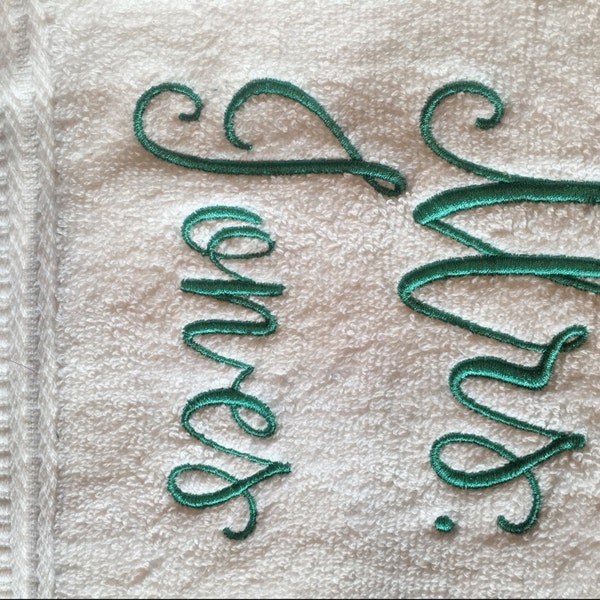 Kaelin 1 Embroidery Font Set - 1", 2", 3" - Machine Embroidery Fonts ...