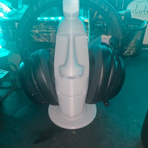 MOAI Headphone Stand, MOAI Statue, Easter Island, 3D Printed - Etsy
