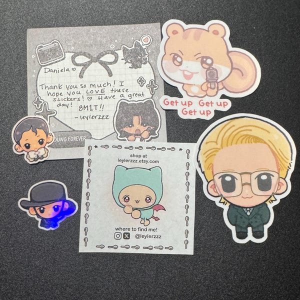 Get up Jjoongrami Sticker - Etsy