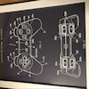 Gaming Controller Blueprint Art, Patent Prints, Gamer Gifts, Game Room ...