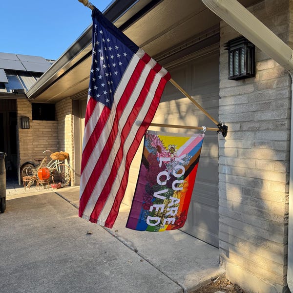 You Are Loved Poster LGBTQ Progress Pride Flag Poster LGBTQ Support ...