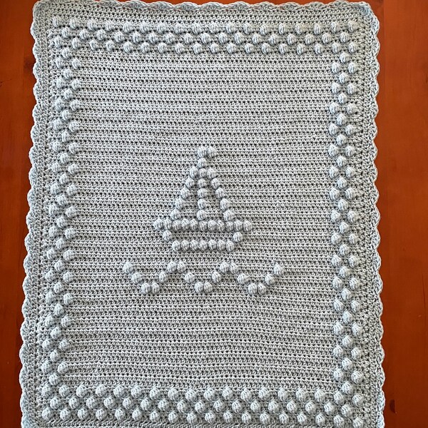 SHIP AHOY CROCHET Blanket Pattern - Includes Photo Tutorial, Graphghan ...