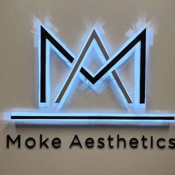 Custom 3d Backlit Sign Logo Light Signage , Custom Fabric Led Box Sign ...