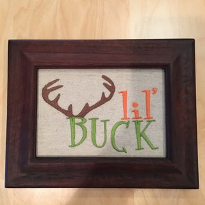 Little Hunter Embroidery Design Lil Buck Embroidery Design Little Buck ...