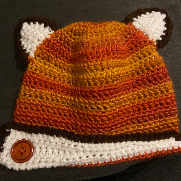 Crochet PATTERN - Fox Fancy - Crochet Fox Hat Pattern + Cowl Scarf ...