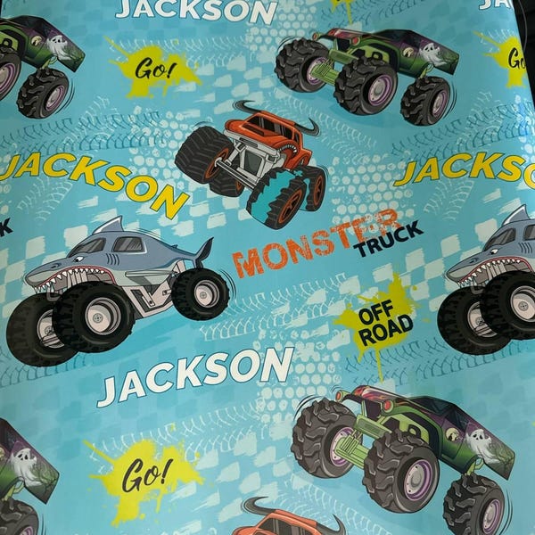 PRINTABLE Set of 8 Monster Trucks Posters, Greeting Cards, Art Print ...
