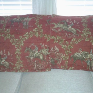 Pat Freund Design for Kaufmann Monkeys and Palm Trees Pillow | Etsy