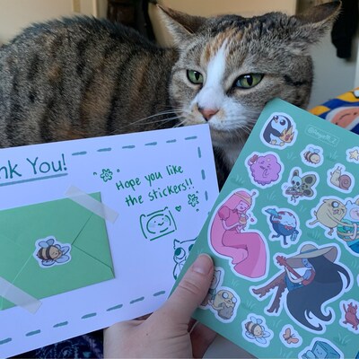 Adventure Time Sticker Sheet - Etsy