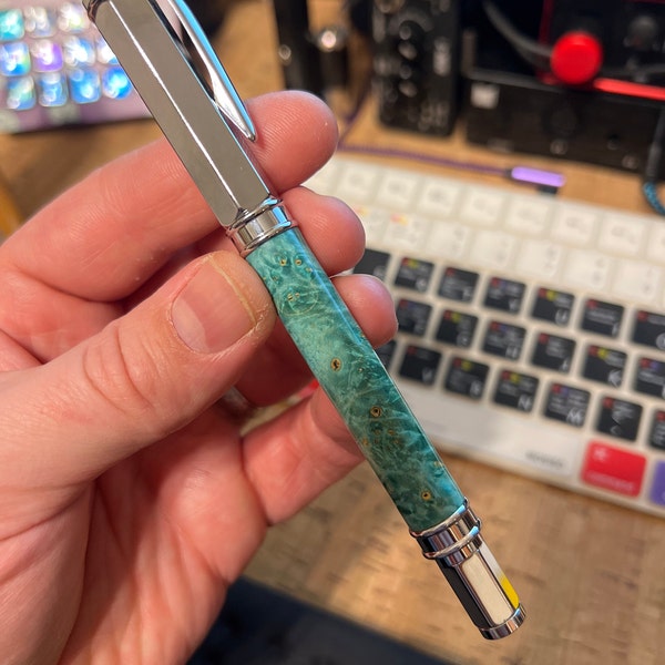 Hand Turned Whiskey Barrel Rollerball Pen - Etsy