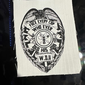 Garbage Makes Me Strong Racoon Screen Printed Punk Patch - Etsy