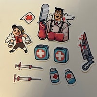 MEDIC TF2 Sticker Pack - Etsy Canada