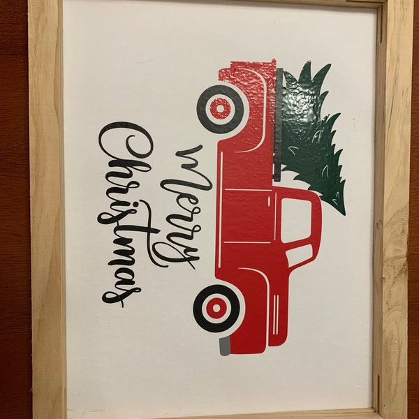 Christmas Truck Tree SVG / Merry Christmas SVG / Cricut / Cut File ...