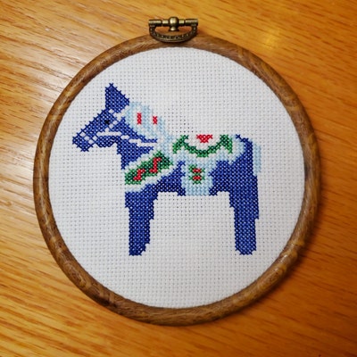 Red Tulip Rosemal Design, a Cross Stitch Design - Etsy