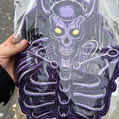 Susanoo Sasuke Skull Patch, Manga Anime, Large Embroidered Skeleton ...