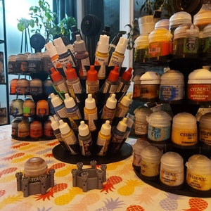 Spinrack Paint Rack for 54 10ml Tamiya, AK, Mr. Hobby, Etc. Bottles - Etsy