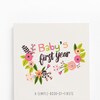 Floral Baby Book Artist - Baby Book for Girls - Baby’s First Year ...