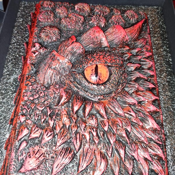 Eye of the Red Dragon Notebook | Handmade Notebook for TTRPG ...