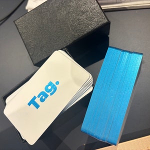 100 Luxury Gold Foil Business Cards Design and Print, QR Calling Cards ...