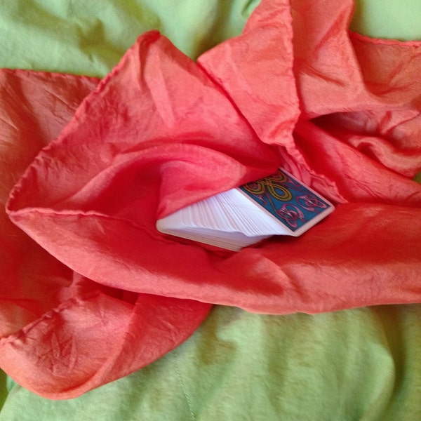 Deep Purple Tarot Cloth - Altar Cloth - Hand Dyed 20"x20"...100% Silk ...