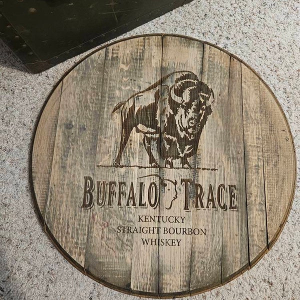 Buffalo Trace Bourbon Barrel Wall Hanging - Buffalo Trace - Home Bar ...