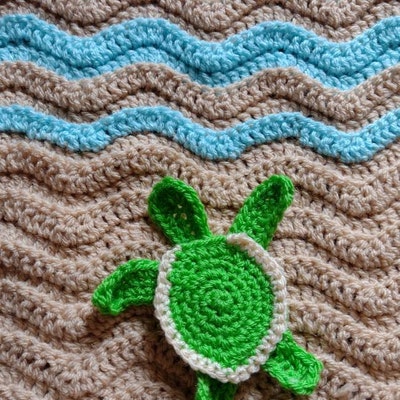 Baby Sea Turtle Applique CROCHET PATTERN Digital PDF File Download - Etsy