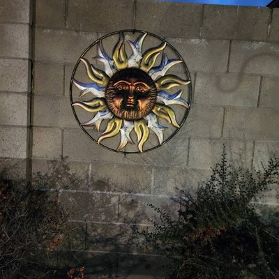 30 Outdoor Metal Hanging Sun Decor - Etsy