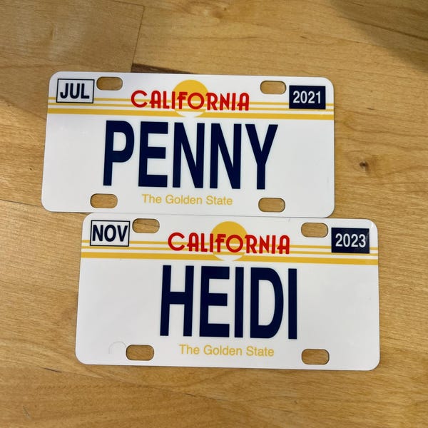 Mini State License Plates - Etsy