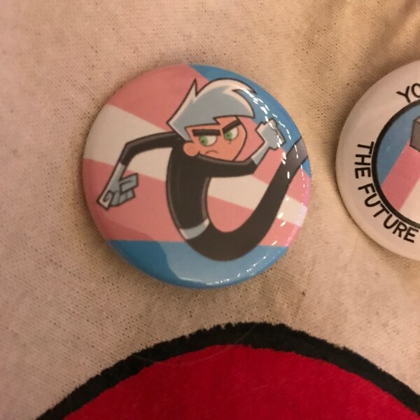 Danny Phantom Trans Pride Button - Etsy