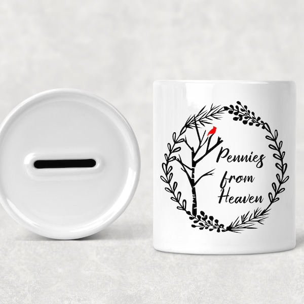 Dye Sublimation Ceramic Coin Bank Mockup | Add Your Own Image and ...