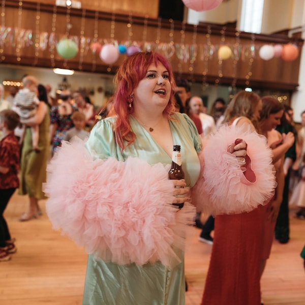 Andrea Crop Jacket in Rainbow Colors Length 50 Cm (20 Inches) LGBTQ ...