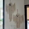 Macrame Ghost, Halloween Decor, Halloween Macrame, Goth Wall Hanging ...
